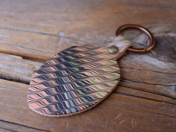 Marble Dye Key Fob 1 - Benjamin Bott Design